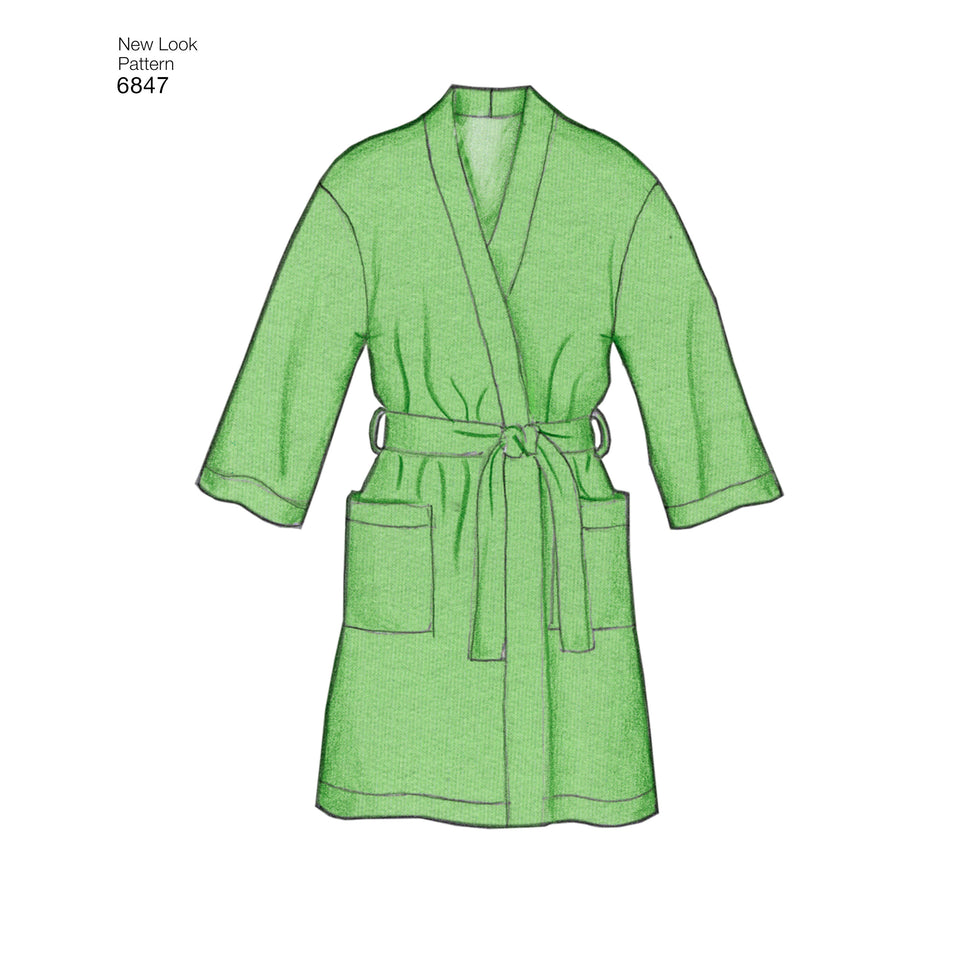 New Look Sewing Pattern 6847 - Child Sleepwear – My Sewing Box