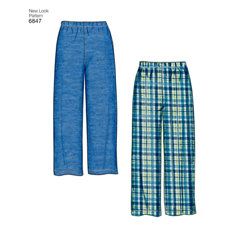New Look Sewing Pattern 6847 - Child Sleepwear – My Sewing Box