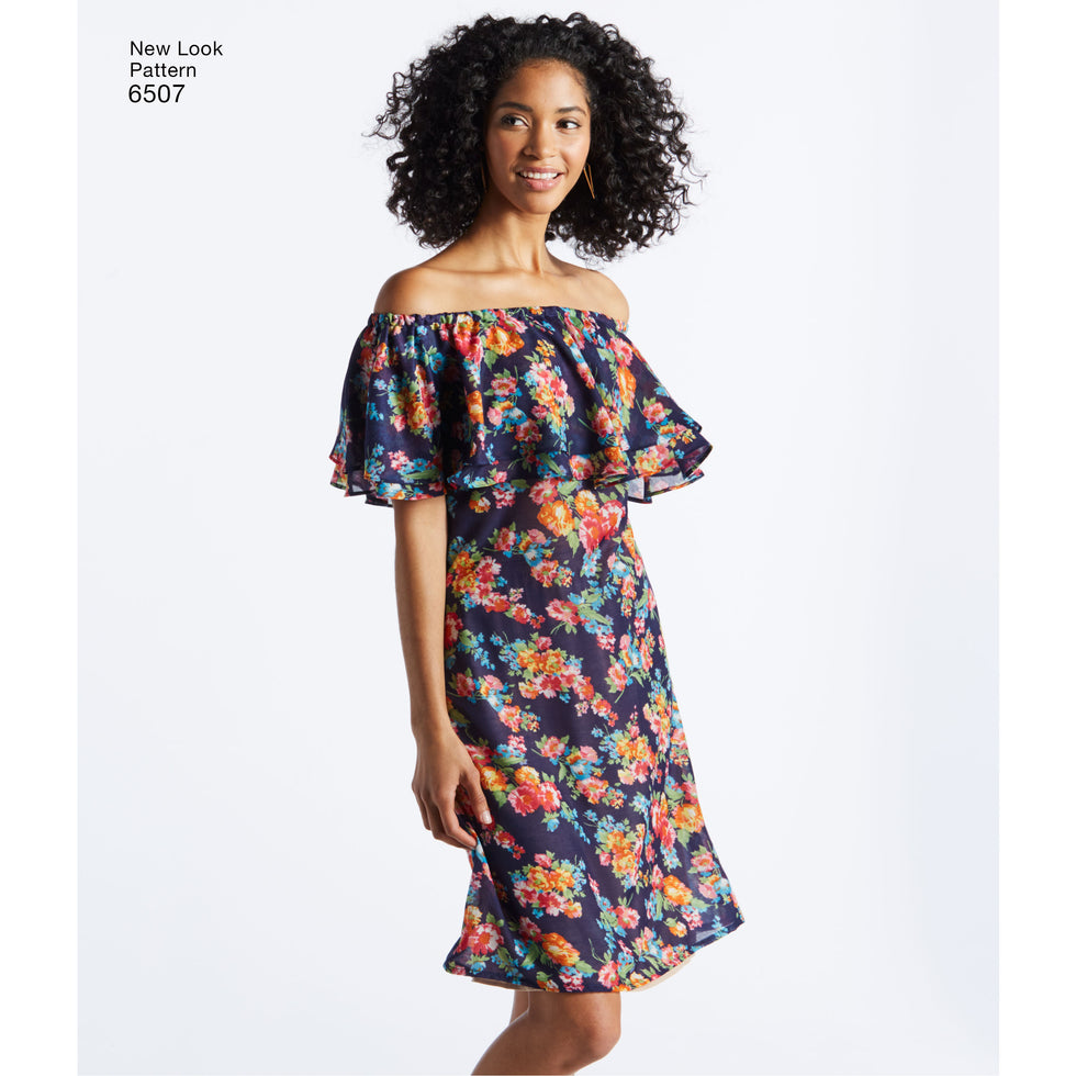 New Look Sewing Pattern 6507 - Women’s Dresses and Top – My Sewing Box
