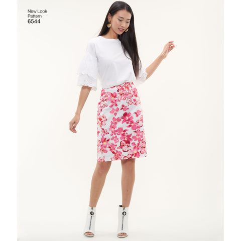 New Look Sewing Pattern 6544 - Miss Skirt in Two Lengths – My Sewing Box