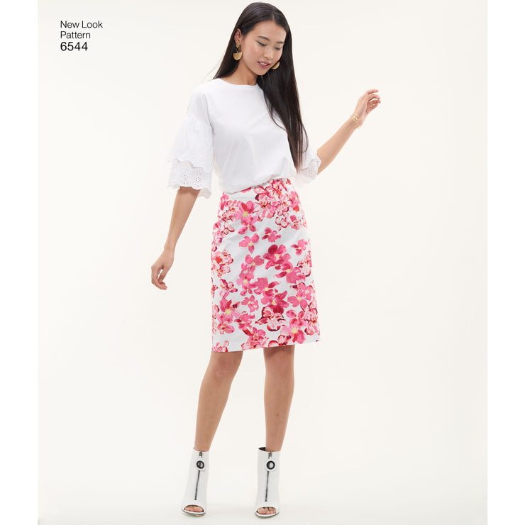 New Look Sewing Pattern 6544 - Miss Skirt in Two Lengths – My Sewing Box