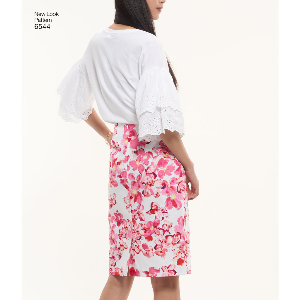 New Look Sewing Pattern 6544 - Miss Skirt in Two Lengths – My Sewing Box