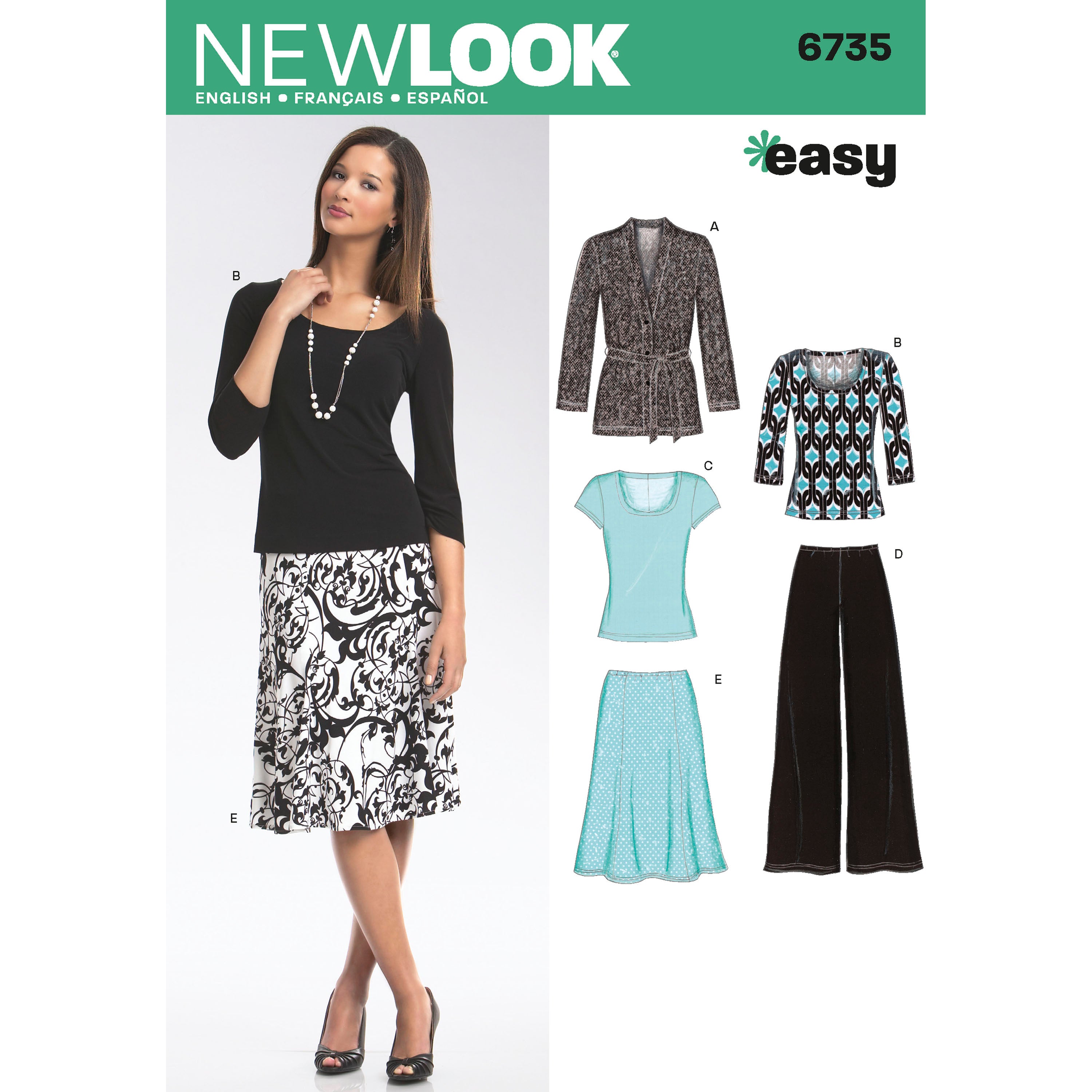 New Look Sewing Pattern 6735 - Misses Separates – My Sewing Box