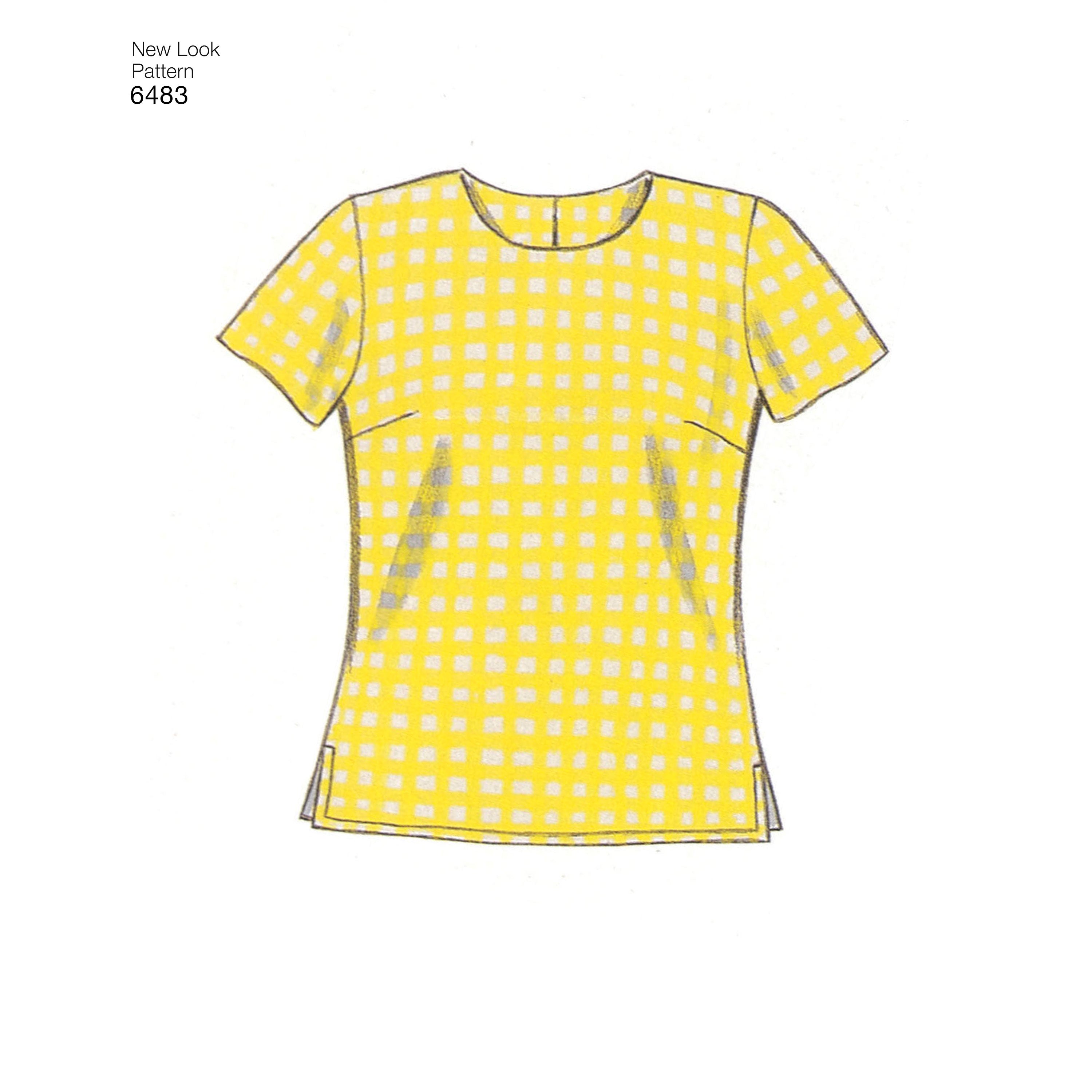 New Look Sewing Pattern 6483 - Misses Tops – My Sewing Box