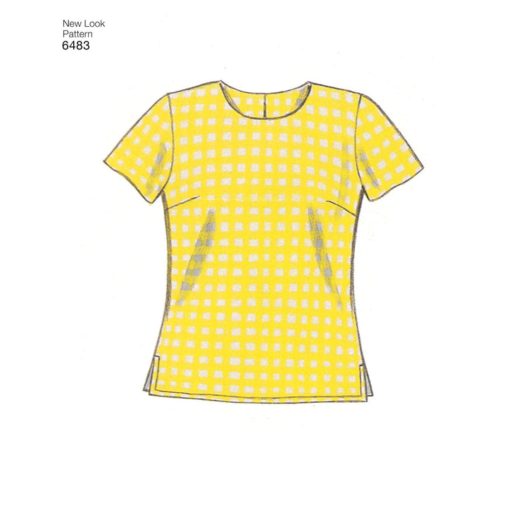 New Look Sewing Pattern 6483 - Misses Tops – My Sewing Box