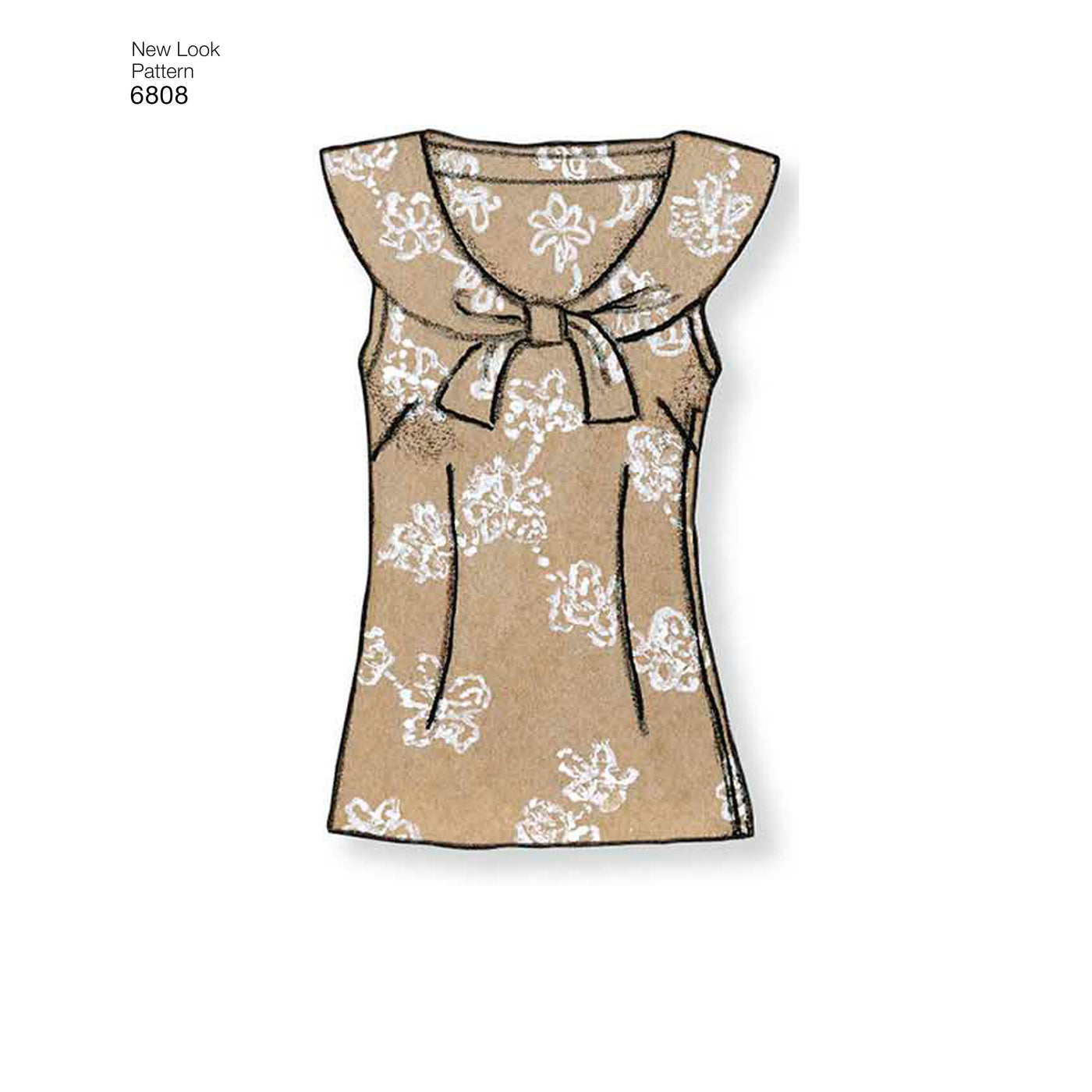 New Look Sewing Pattern 6808 - Misses Tops – My Sewing Box