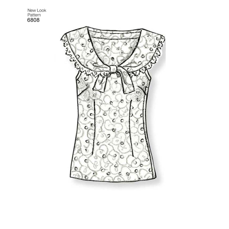 New Look Sewing Pattern 6808 - Misses Tops – My Sewing Box