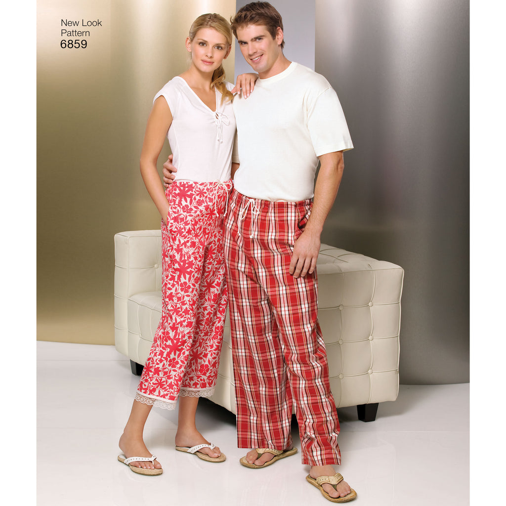 New Look Sewing Pattern 6859 - Miss/Men Separates – My Sewing Box