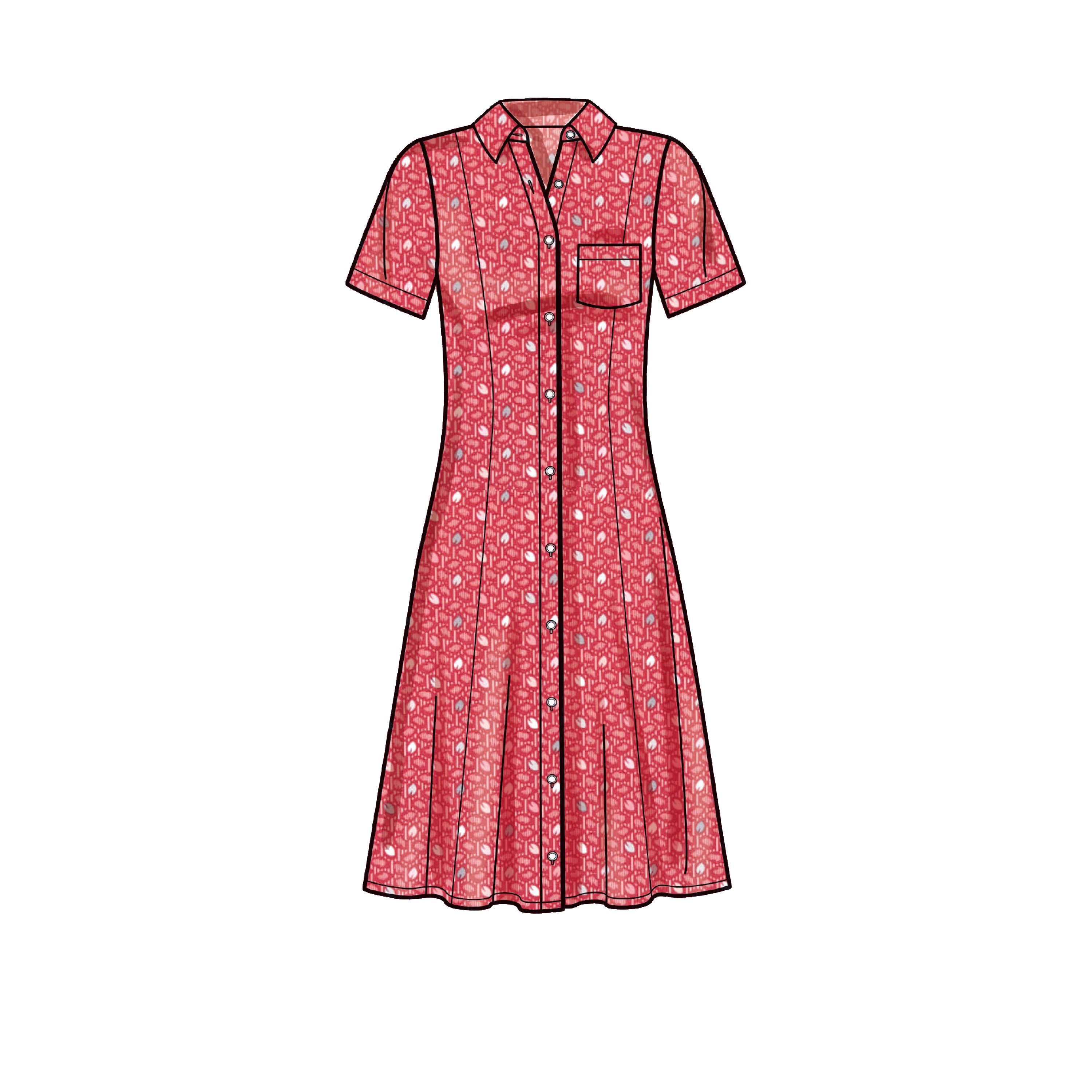 Simplicity Sewing Pattern S9260 - Misses' & Women's Button Front Dress ...