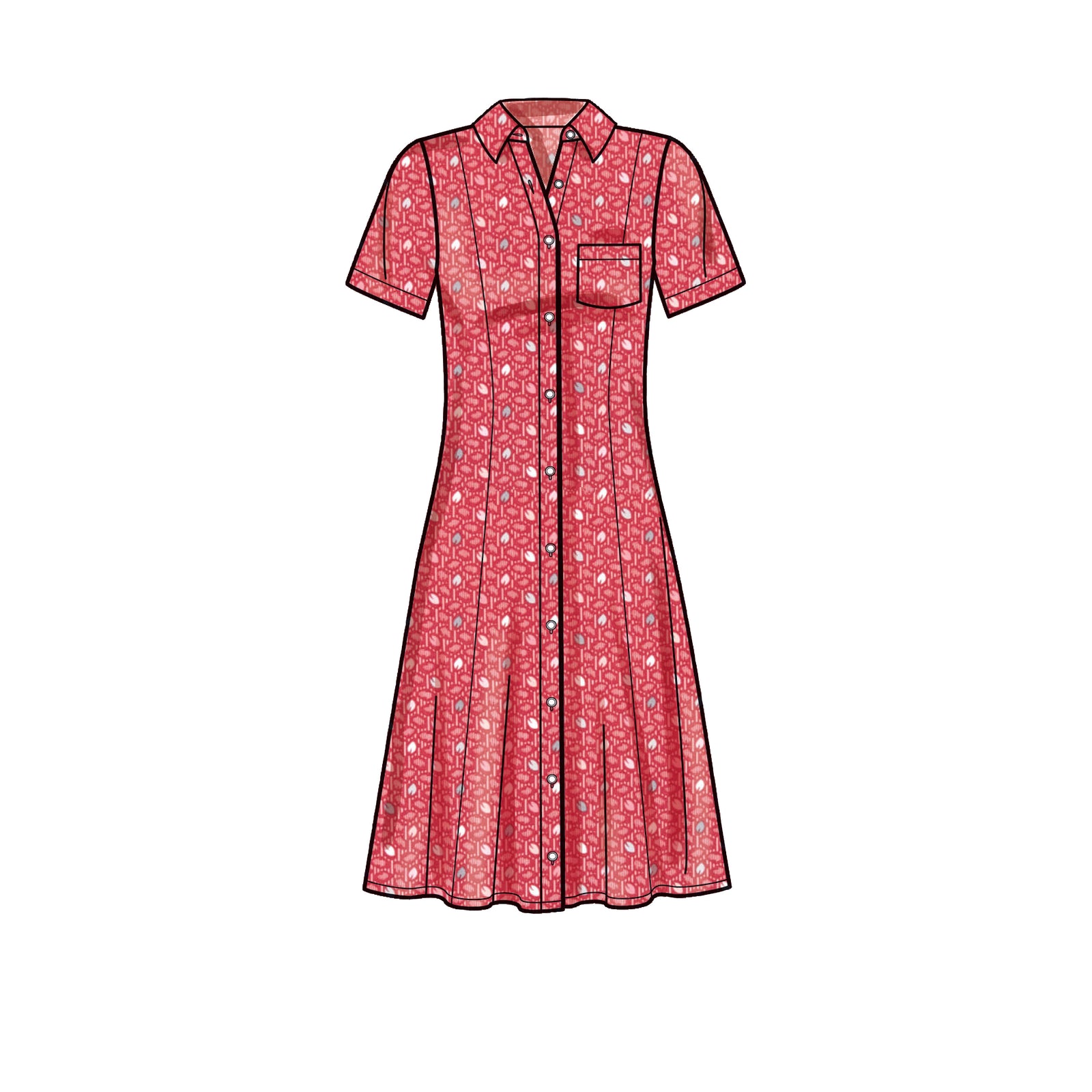 Simplicity Sewing Pattern S9260 - Misses' & Women's Button Front Dress ...