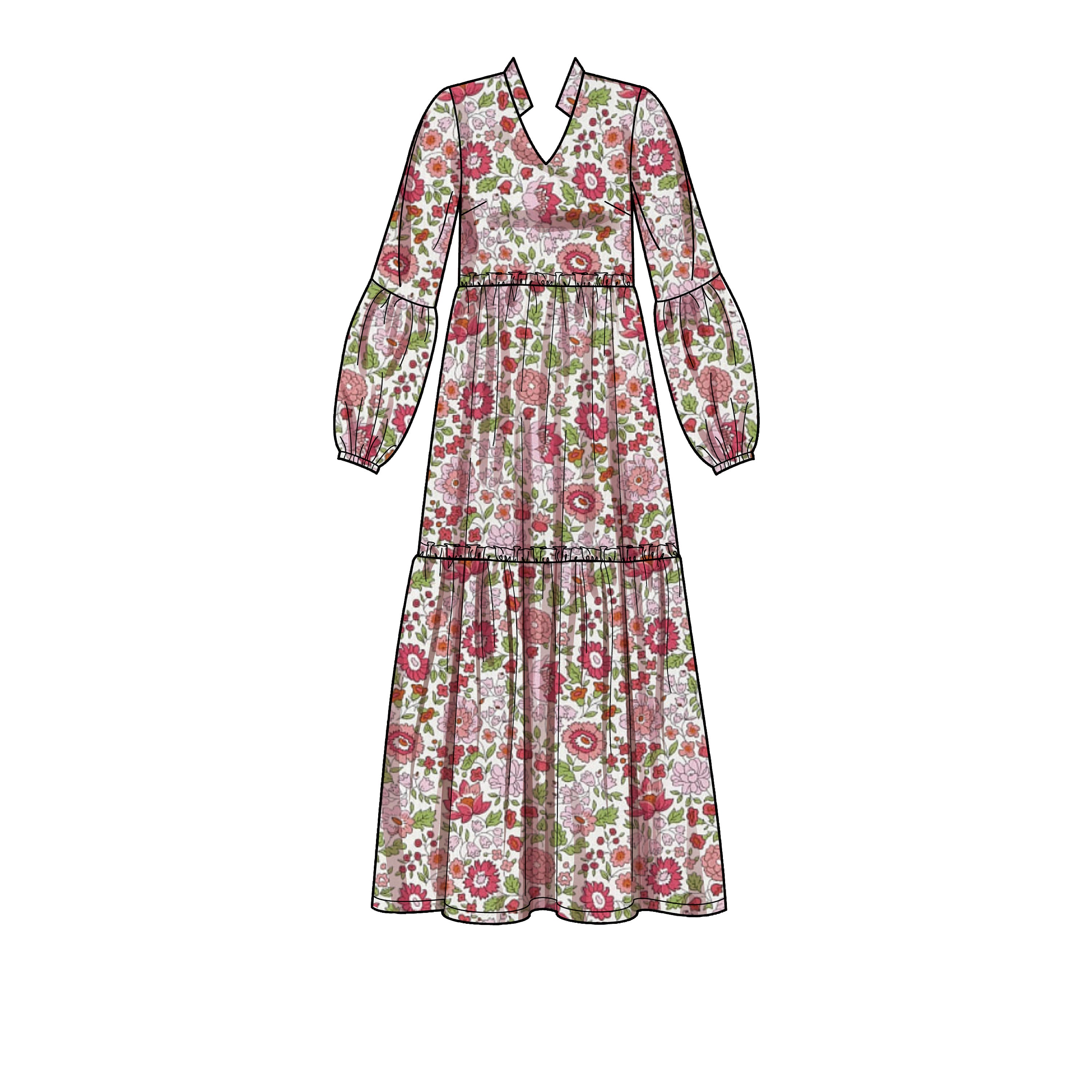 Simplicity Sewing Pattern S9265 - Misses' & Women's Tiered Dresses – My ...