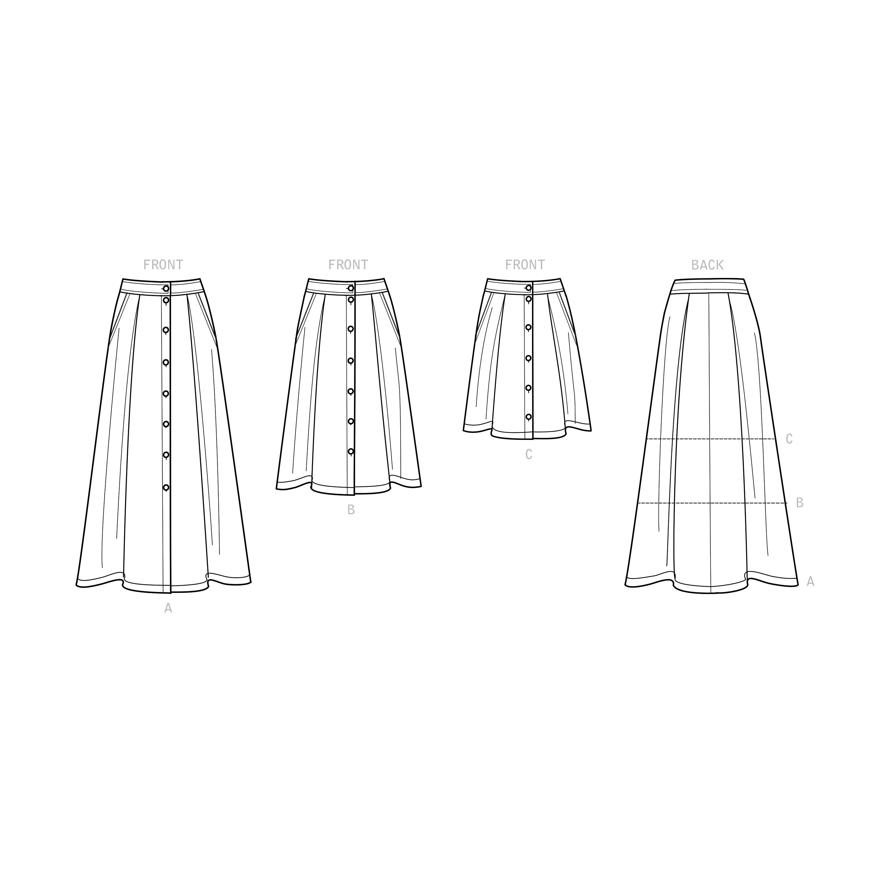 Simplicity Sewing Pattern S9267 - Misses' Skirt In Three Lengths – My ...