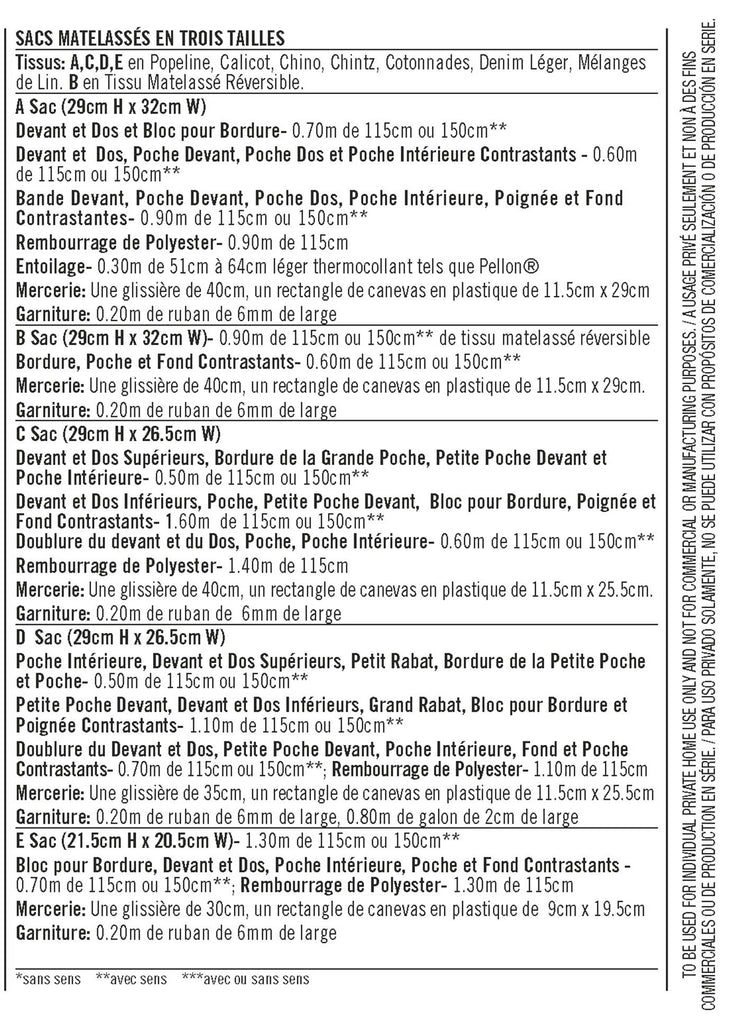 Simplicity 8310 - Quilted Bags in Three Sizes | Sewing Patterns – My ...