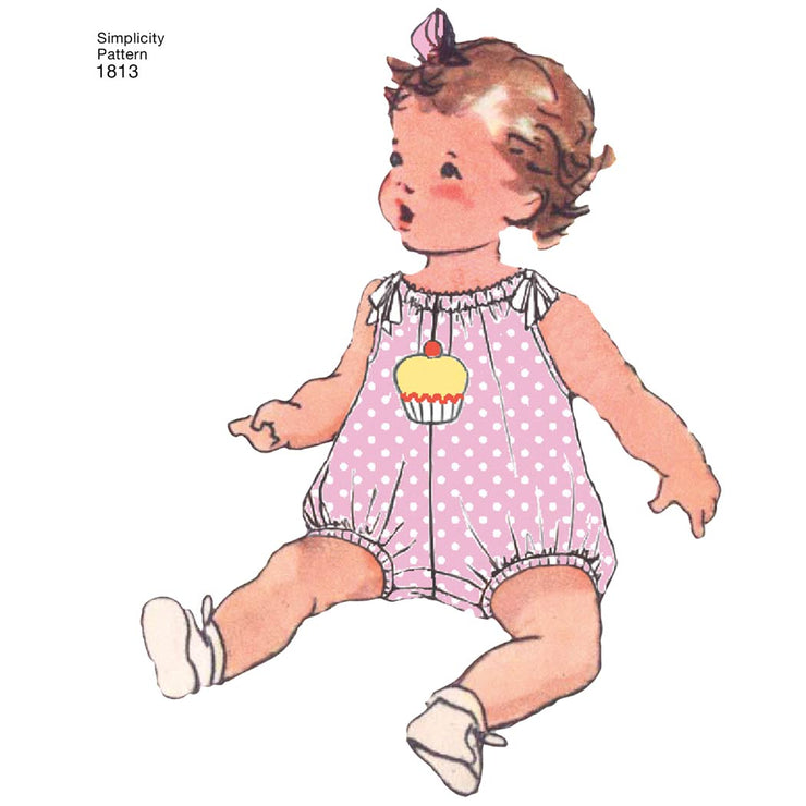 Simplicity Pattern 1813 - Babies' Dress & Separates | Sewing Patterns ...