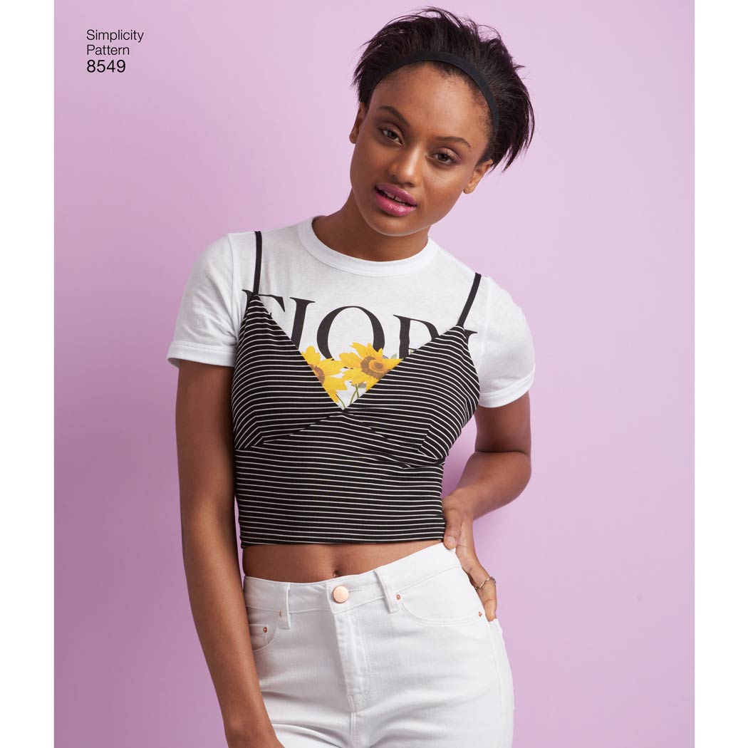 Simplicity 8549 - Women’s' Bra Tops | Sewing Patterns – My Sewing Box