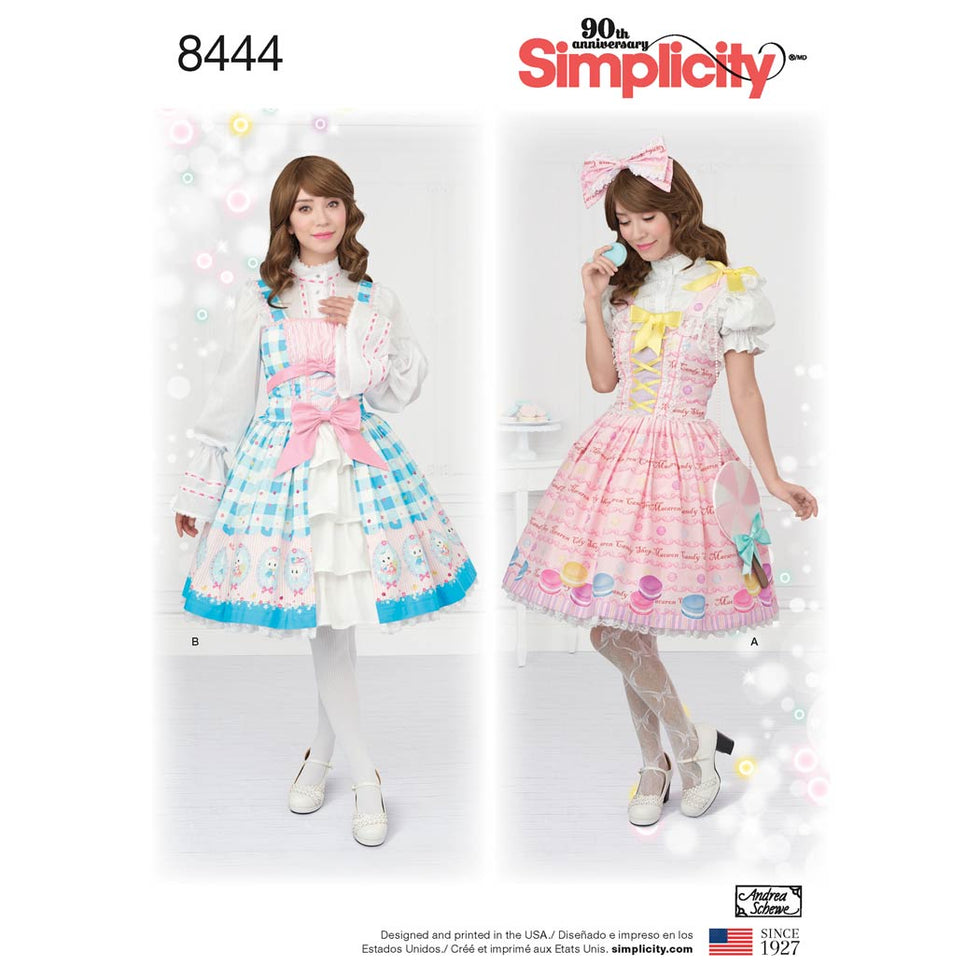 Simplicity 8444 - Women's Lolita Costume | Sewing Patterns – My Sewing Box