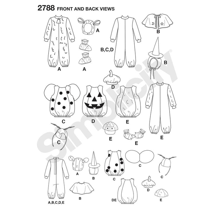 Simplicity Pattern 2788 - Toddler Costumes | Sewing Patterns – My ...