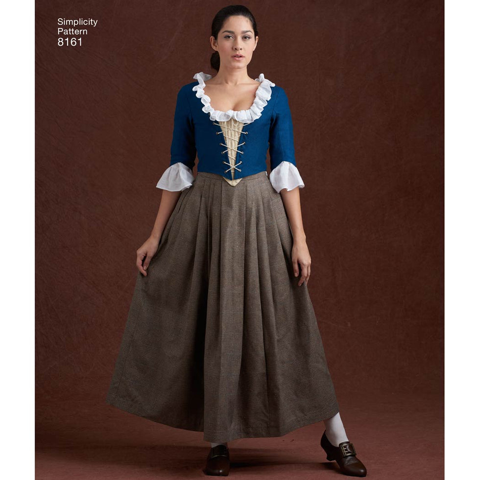 Simplicity 8161 - Women's 18th Century Costumes | Sewing Patterns – My ...