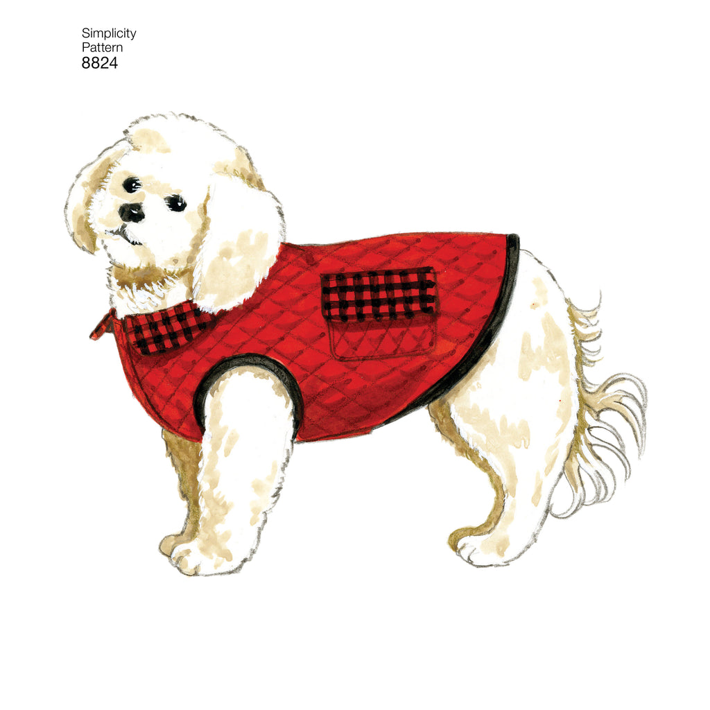 Simplicity 8824 - Dog Coats in Three Sizes | Sewing Patterns – My ...