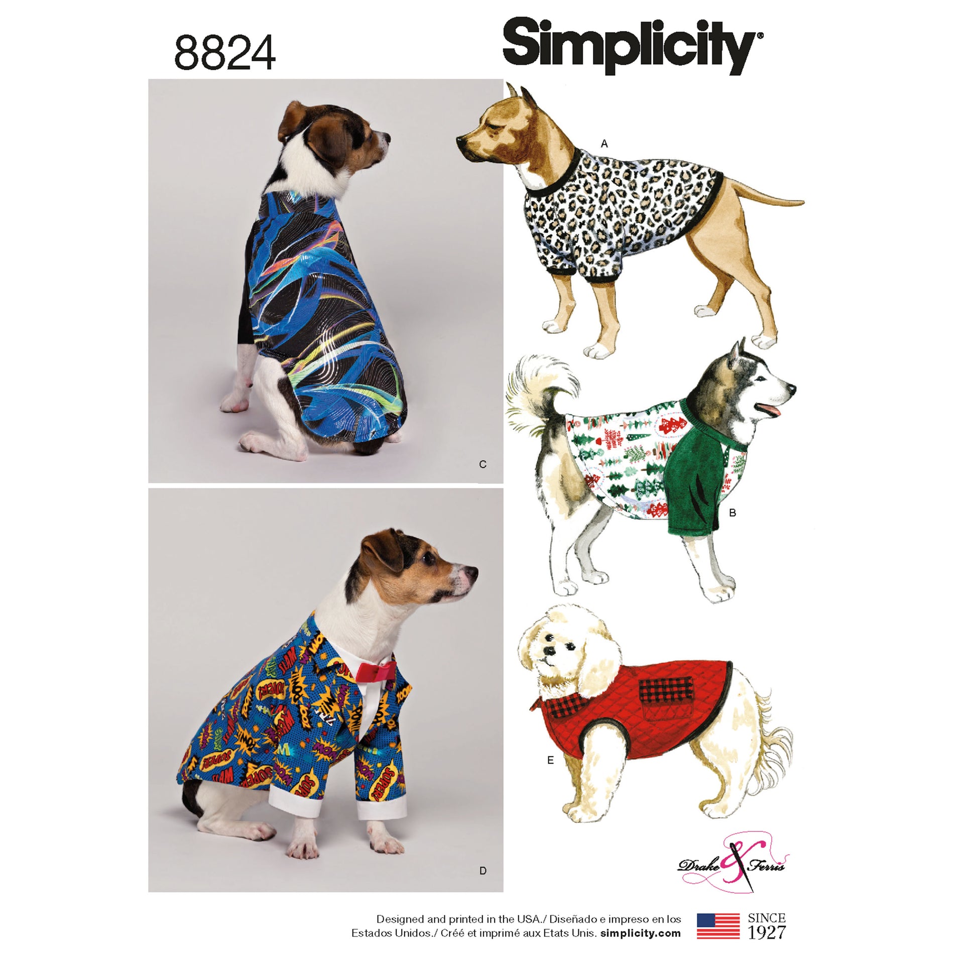 Simplicity 8824 - Dog Coats in Three Sizes | Sewing Patterns – My ...