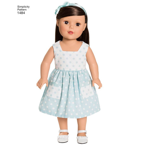 Simplicity 1484 - 18" Doll Clothes | Sewing Patterns – My Sewing Box