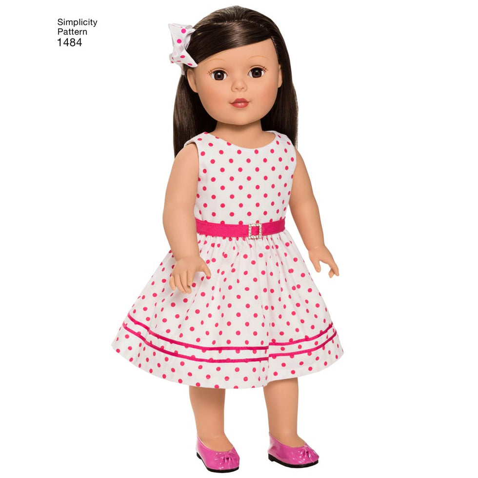 Simplicity 1484 - 18" Doll Clothes | Sewing Patterns – My Sewing Box