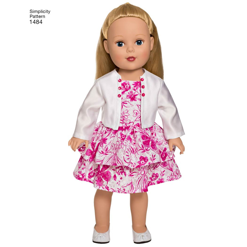 Simplicity 1484 - 18" Doll Clothes | Sewing Patterns – My Sewing Box