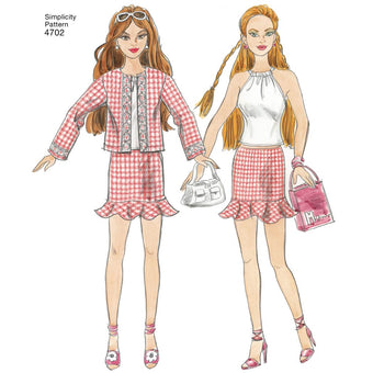 Simplicity 4702 - Doll Clothes | Sewing Patterns – My Sewing Box