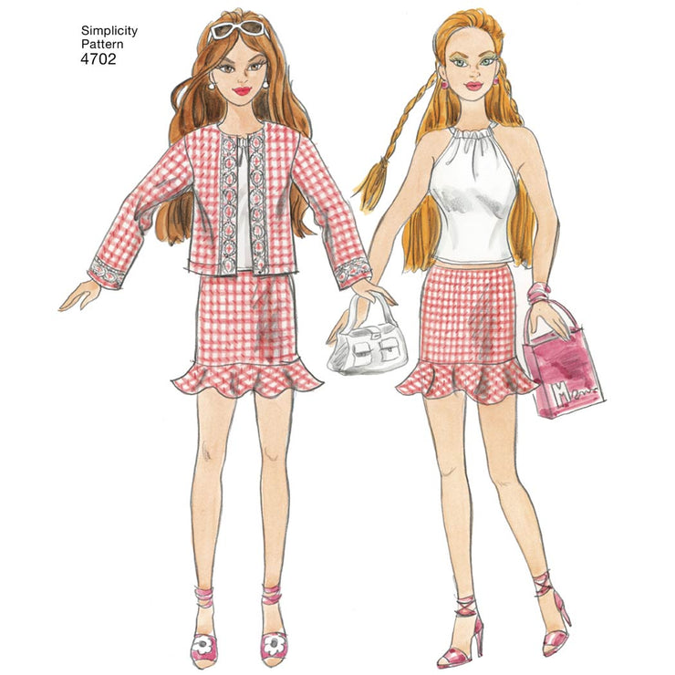 Simplicity 4702 - Doll Clothes | Sewing Patterns – My Sewing Box