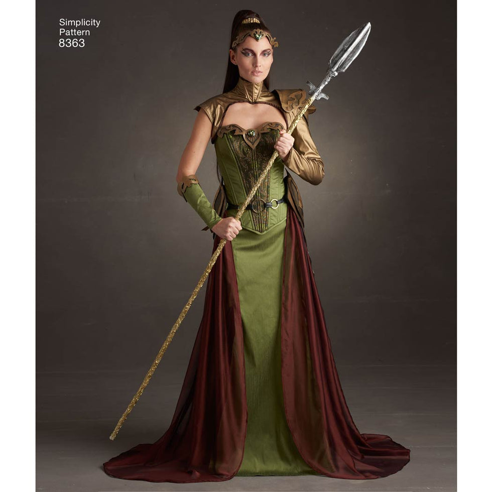 Simplicity 8363 - Women's Fantasy Ranger Costume | Sewing Patterns – My ...
