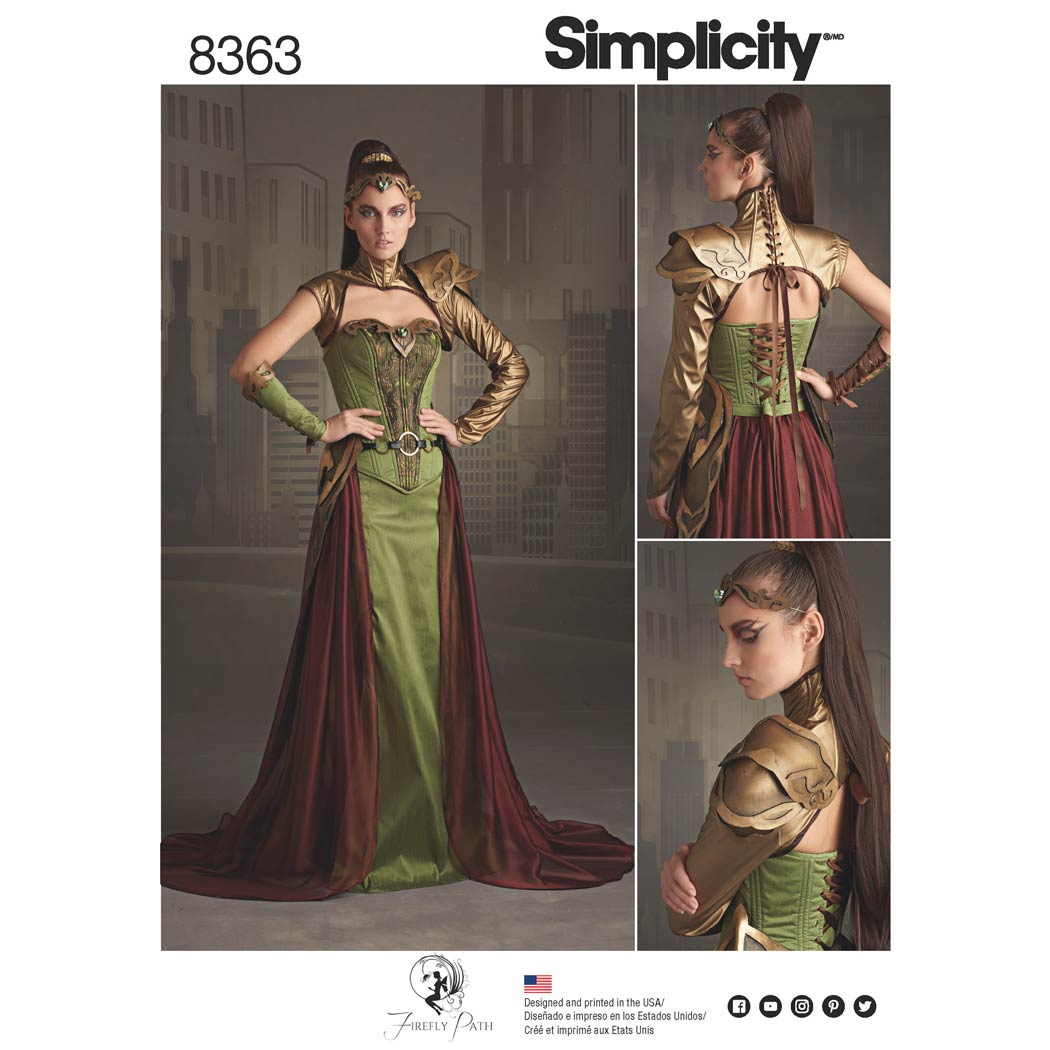 Simplicity 8363 - Women's Fantasy Ranger Costume | Sewing Patterns – My ...