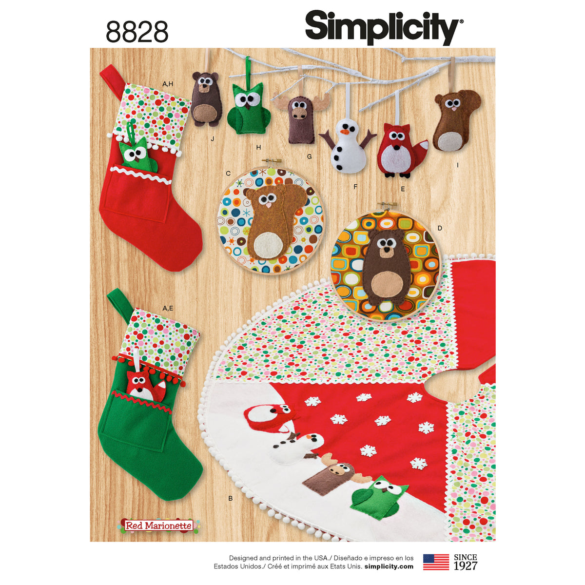 Simplicity 8828 - Holiday Decorating | Sewing Patterns – My Sewing Box