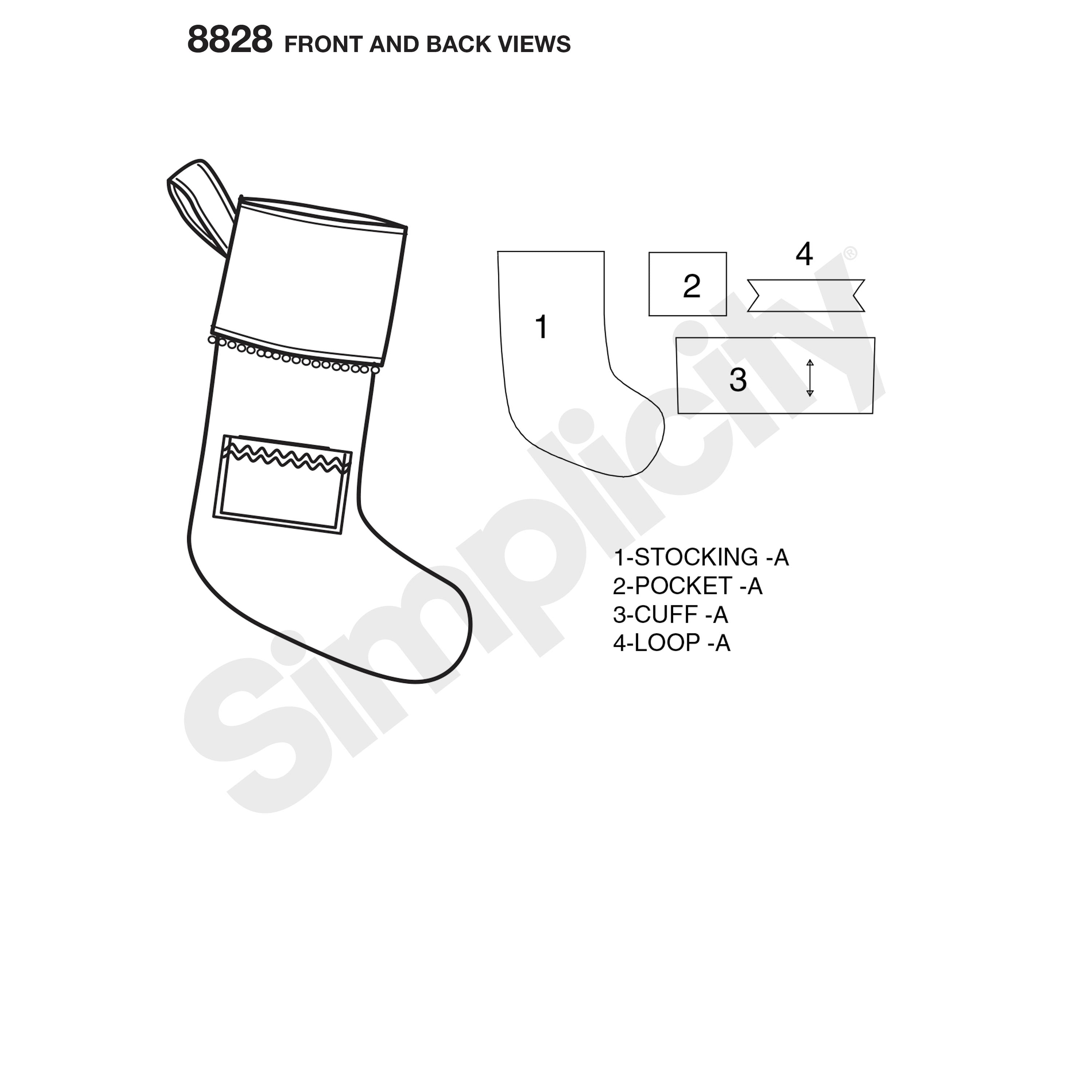 Simplicity 8828 - Holiday Decorating | Sewing Patterns – My Sewing Box