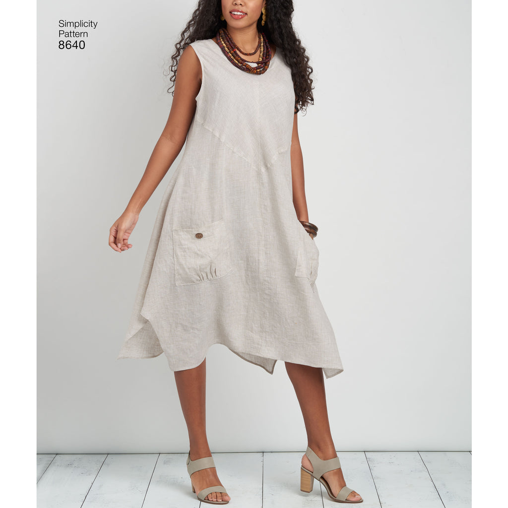 Simplicity 8640 - Women’s / Plus Size Dress or Tunic | Sewing Patterns ...