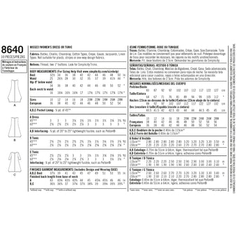 Simplicity 8640 - Women’s / Plus Size Dress or Tunic | Sewing Patterns ...