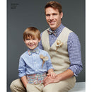 Simplicity 8023 - Boys/Men's Vest, Bow-tie, Cummerbund and Ascot ...