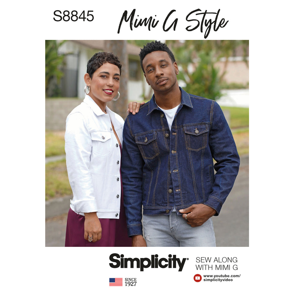 Simplicity Pattern S8845 - Mimi G Jean Jacket | Sewing Pattern – My ...