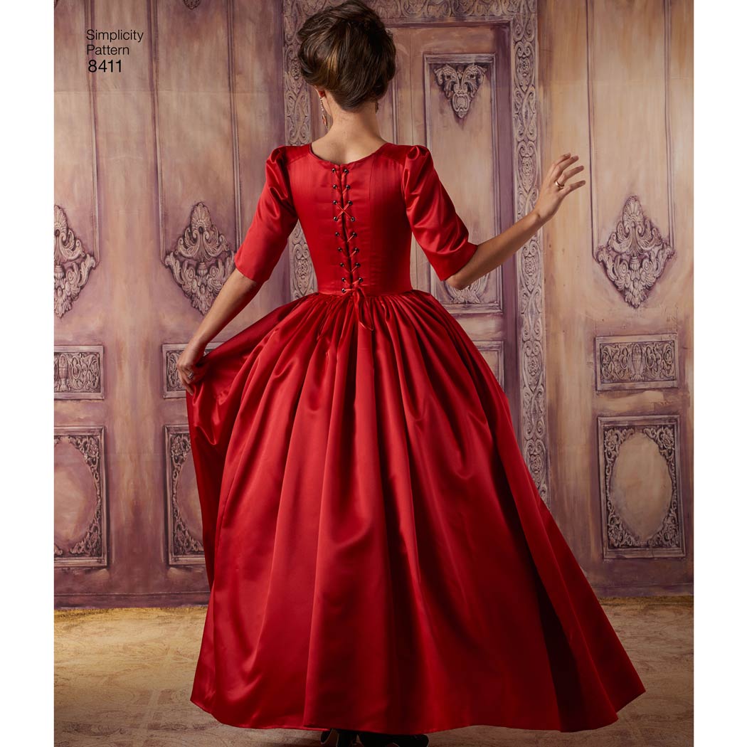 Simplicity 8411 - Women’s 18th Century Costume | Sewing Patterns – My ...