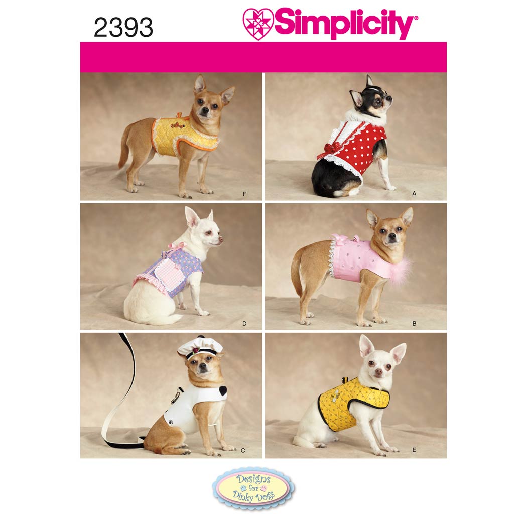 Simplicity Pattern 2393 - Dog Clothes | Sewing Patterns – My Sewing Box