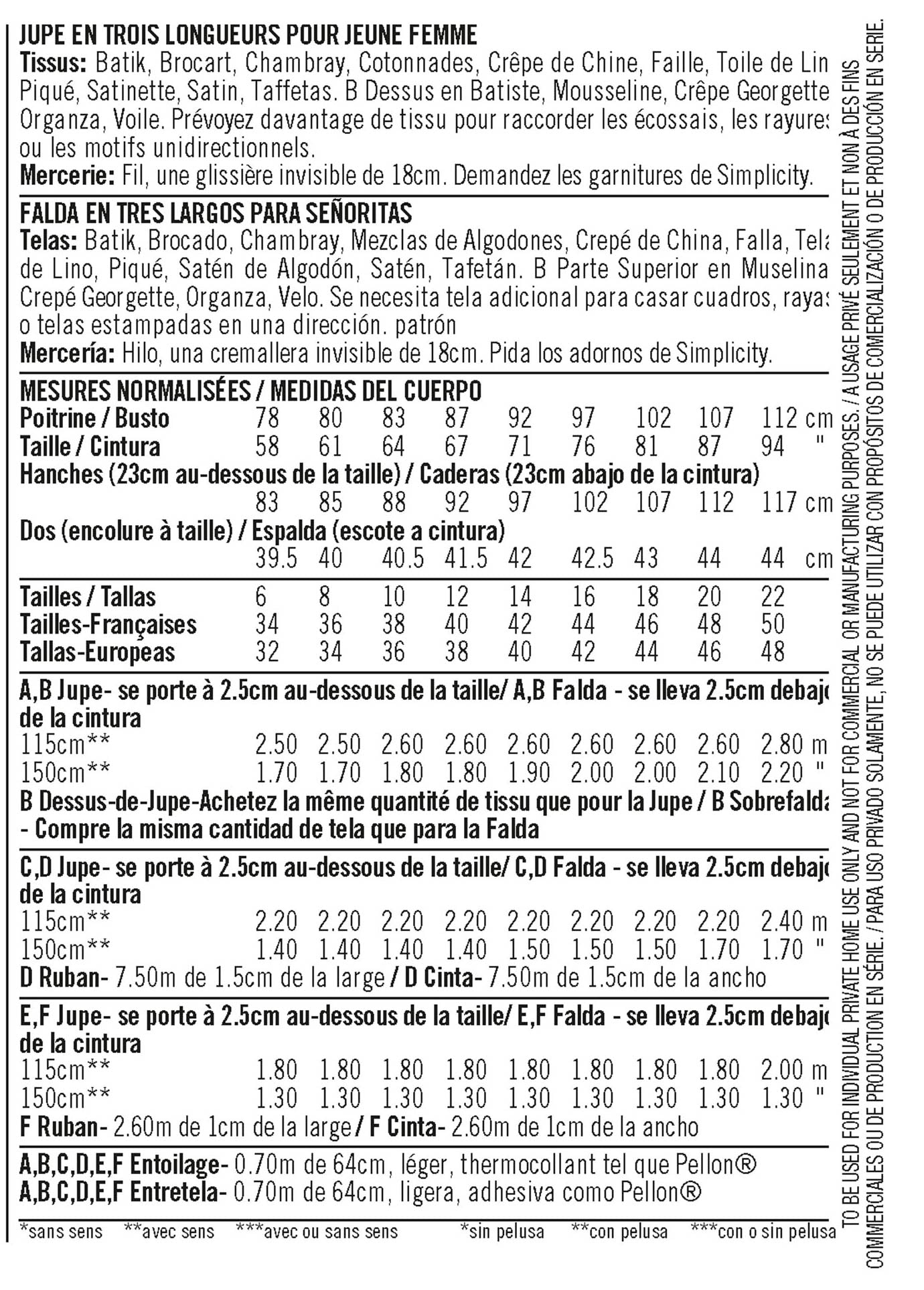 Simplicity 1369 - Women's Skirts in Three Lengths | Sewing Patterns ...