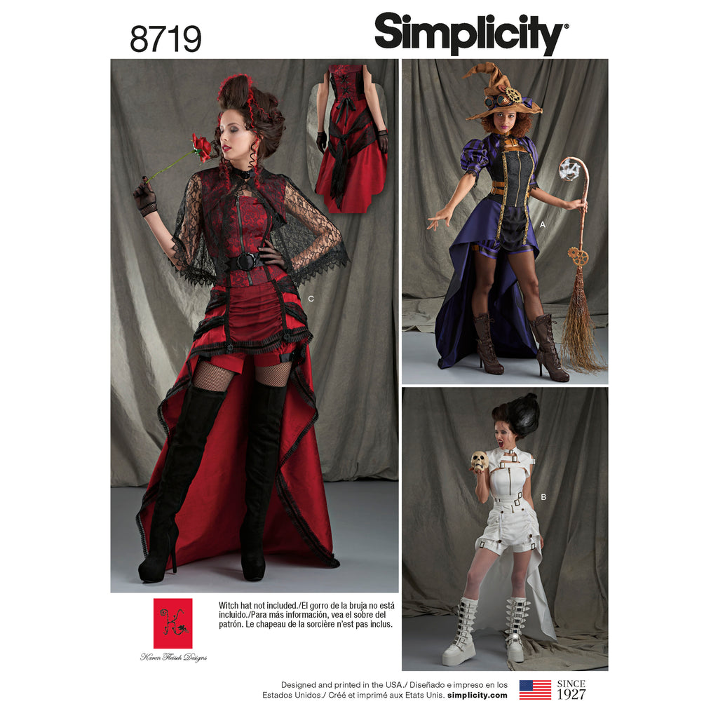 Simplicity 8719 - Women's Halloween Costumes | Sewing Pattern – My ...