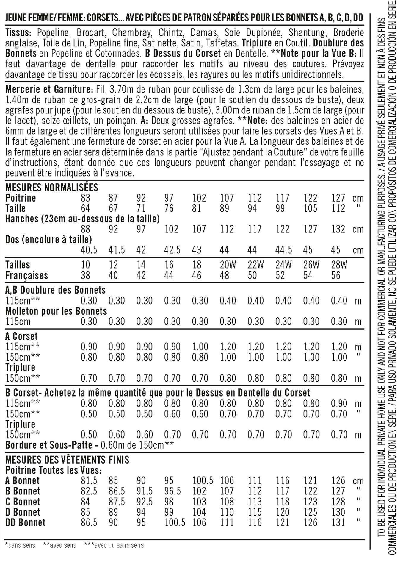 Simplicity 1183 - Women's and Plus Size Corsets | Sewing Patterns – My ...