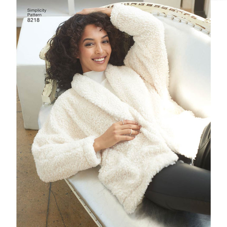 Simplicity 8218 - Women's Easy-to-Sew Jackets and Vest | Sewing ...
