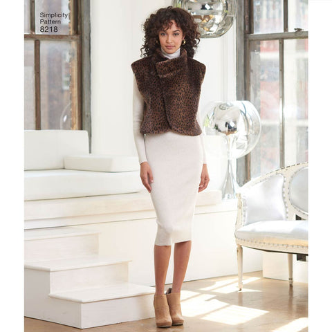 Simplicity 8218 - Women's Easy-to-Sew Jackets and Vest | Sewing ...