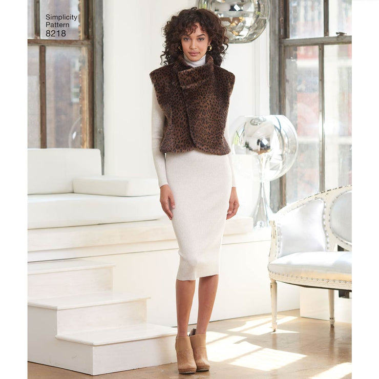 Simplicity 8218 - Women's Easy-to-Sew Jackets and Vest | Sewing ...