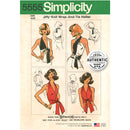 Simplicity 5555 - Women’s Vintage Jiffy Knit Wrap & Tie Top | Sewing ...