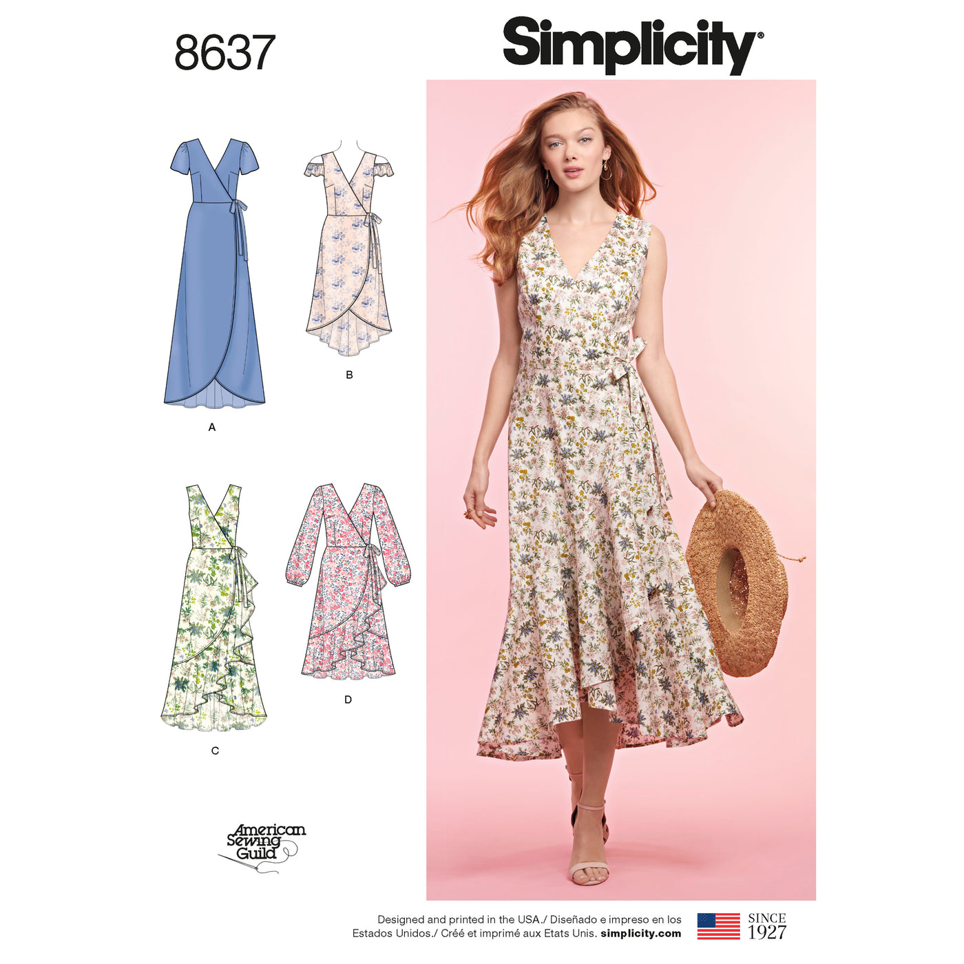 Simplicity 8637 - Women’s Wrap Dress | Sewing Patterns – My Sewing Box