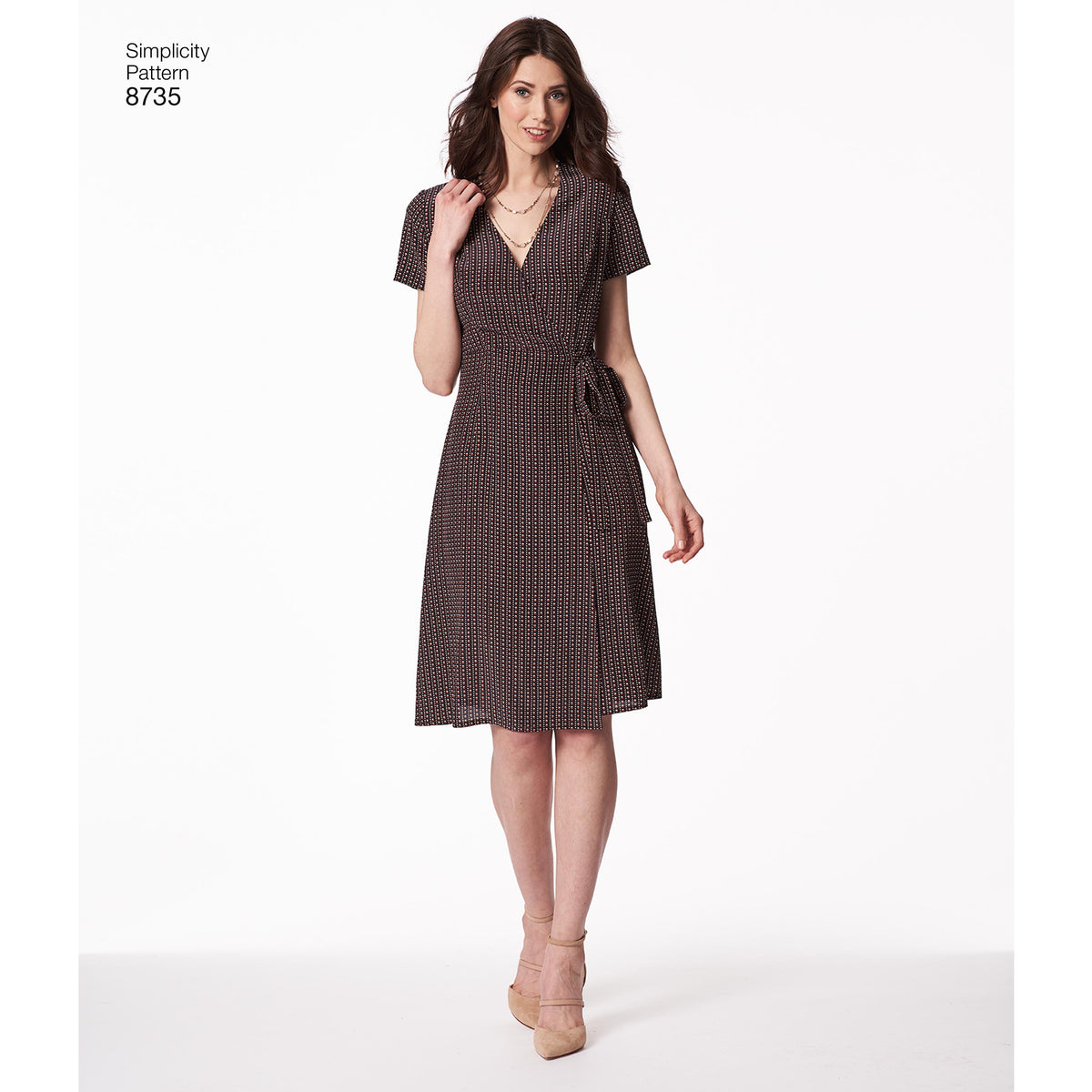 Simplicity S8735 - Women’s / Petite Women’s Wrap Dress | Sewing Pattern ...